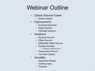New Era Converting Machinery - Gravure Coating Webinar | PPTX