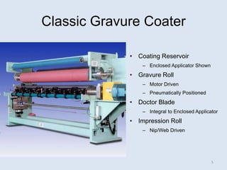 New Era Converting Machinery - Gravure Coating Webinar | PPTX