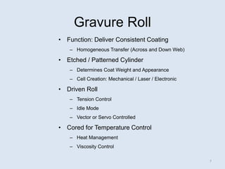New Era Converting Machinery - Gravure Coating Webinar | PPTX