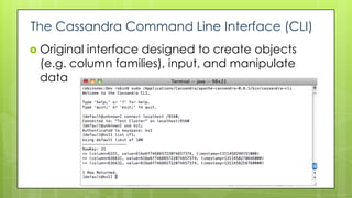 Managing Objects and Data in Apache Cassandra | PPT