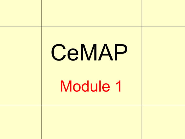 Cemap 1-final-copy | PDF | Business Accounting & Finance | Business