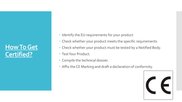 CE marking.pptx | Business | Business and Finance
