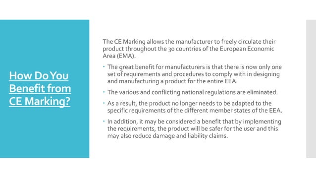 CE marking.pptx | Business | Business and Finance