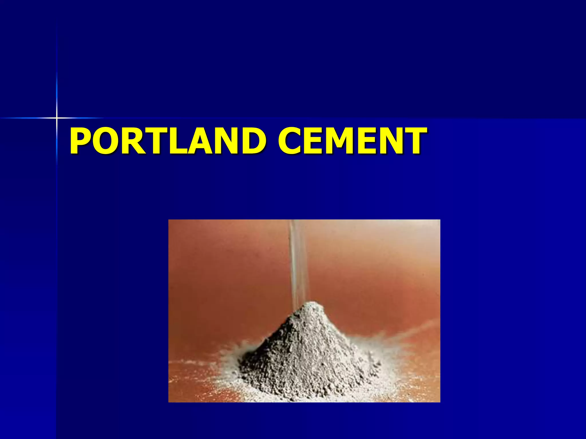 Ce materials5. portland cement | PPT