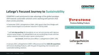 Cematrix presentation August 2021 | PPT