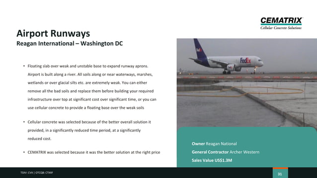CEMATRIX Presentation, June 2021 | PPT