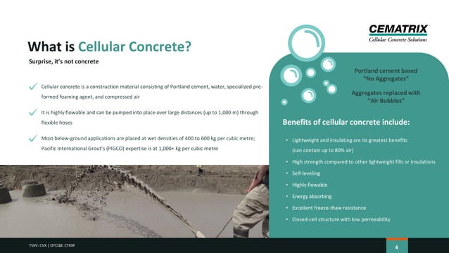 CEMATRIX Presentation, June 2021 | PPT