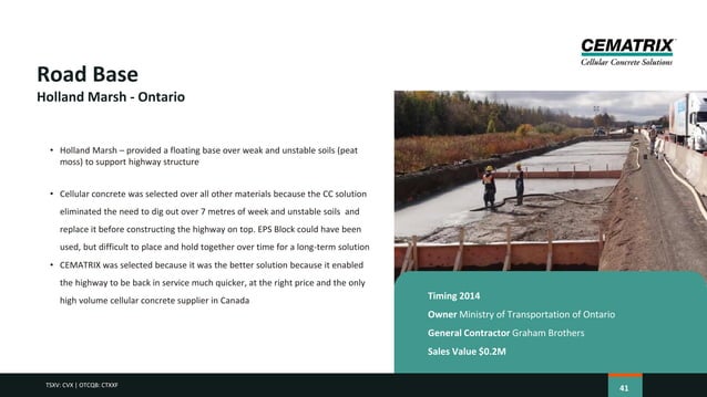 CEMATRIX Presentation, June 2021 | PPT