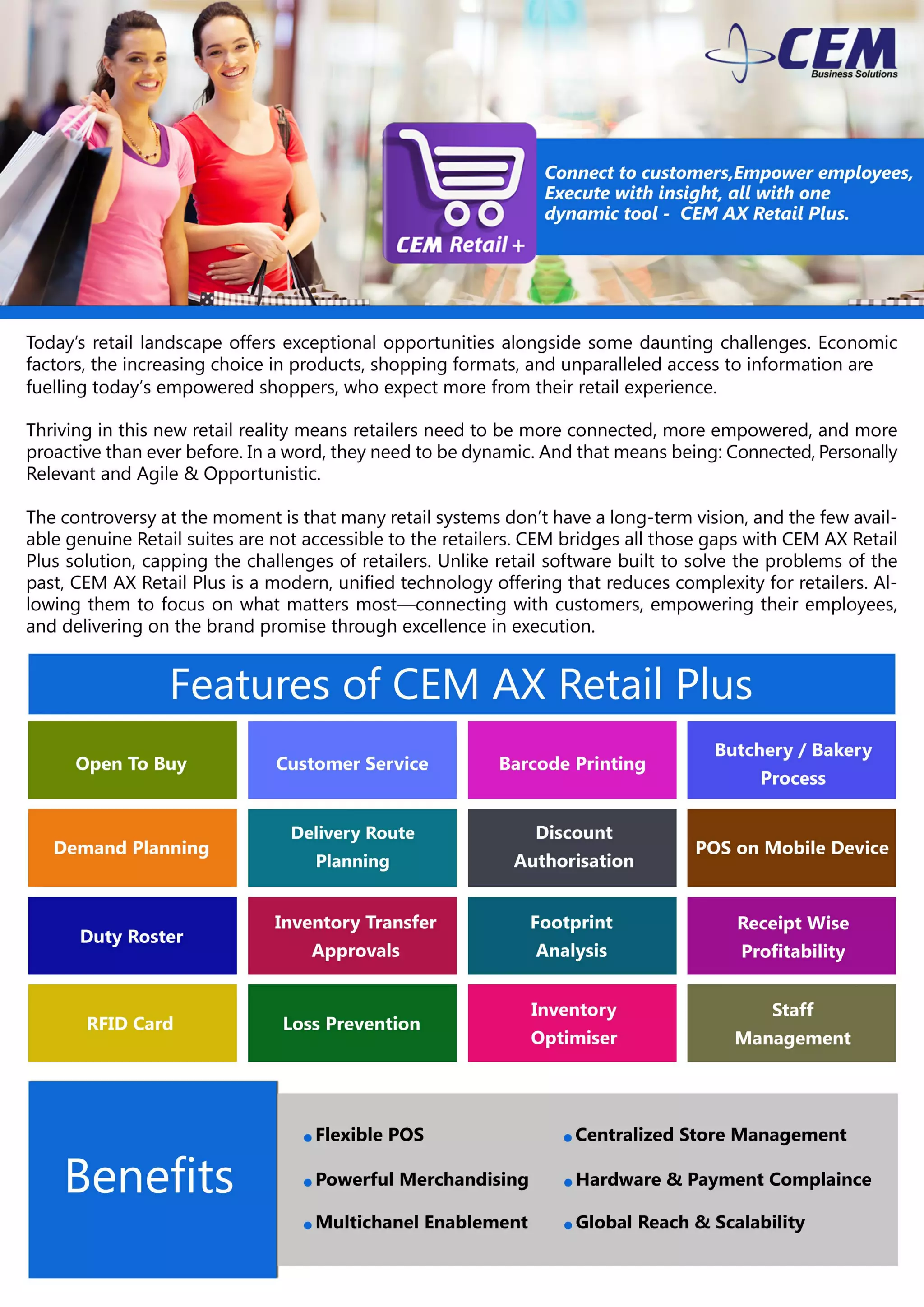 CEM AX Retail Plus Brochure | PDF