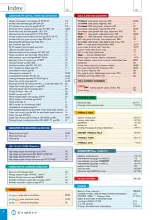 Cembre - Cable Crimps, Connectors, Splices, Glands & Tools | PDF
