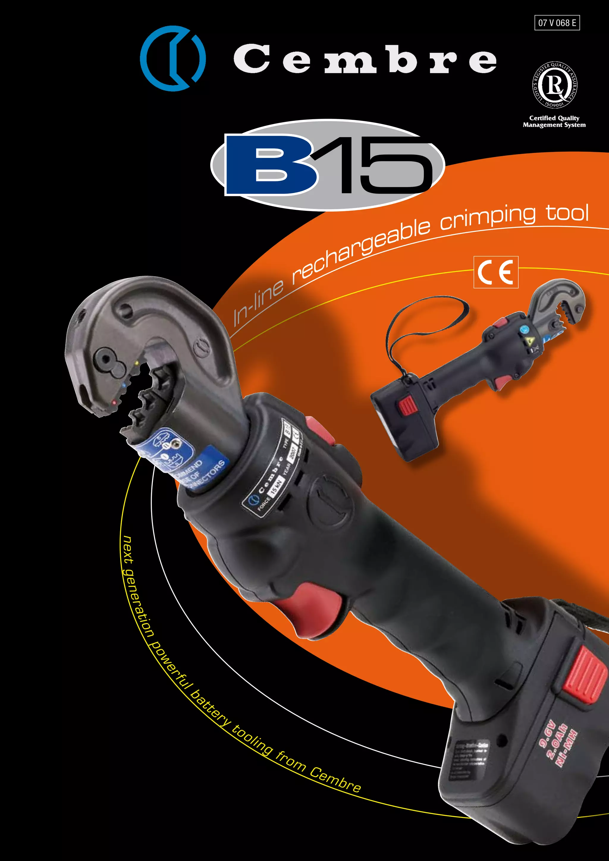 Cembre B15 Battery Powered Crimping Tools | PDF