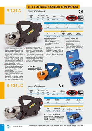 Cembre HF1 Crimpstar Crimping Tool - Ratchet Controlled Crimping Tool | PDF