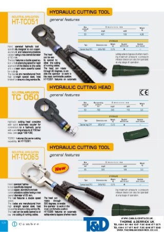 Cembre HT-TC051 Hydraulic Cutting Tools - up to 50mm Cutting
