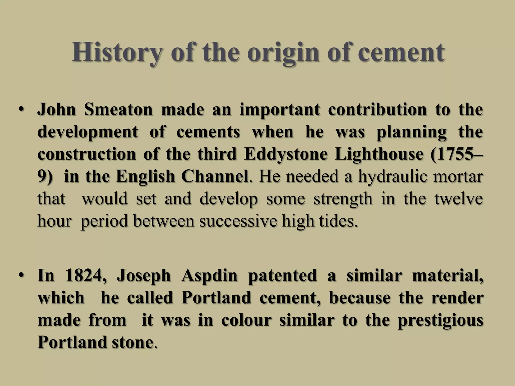 Cement | PPTX