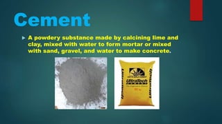Cement | PPTX