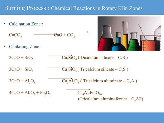 Manufacture of cement - Classification and hydration | PPT | Chemistry ...