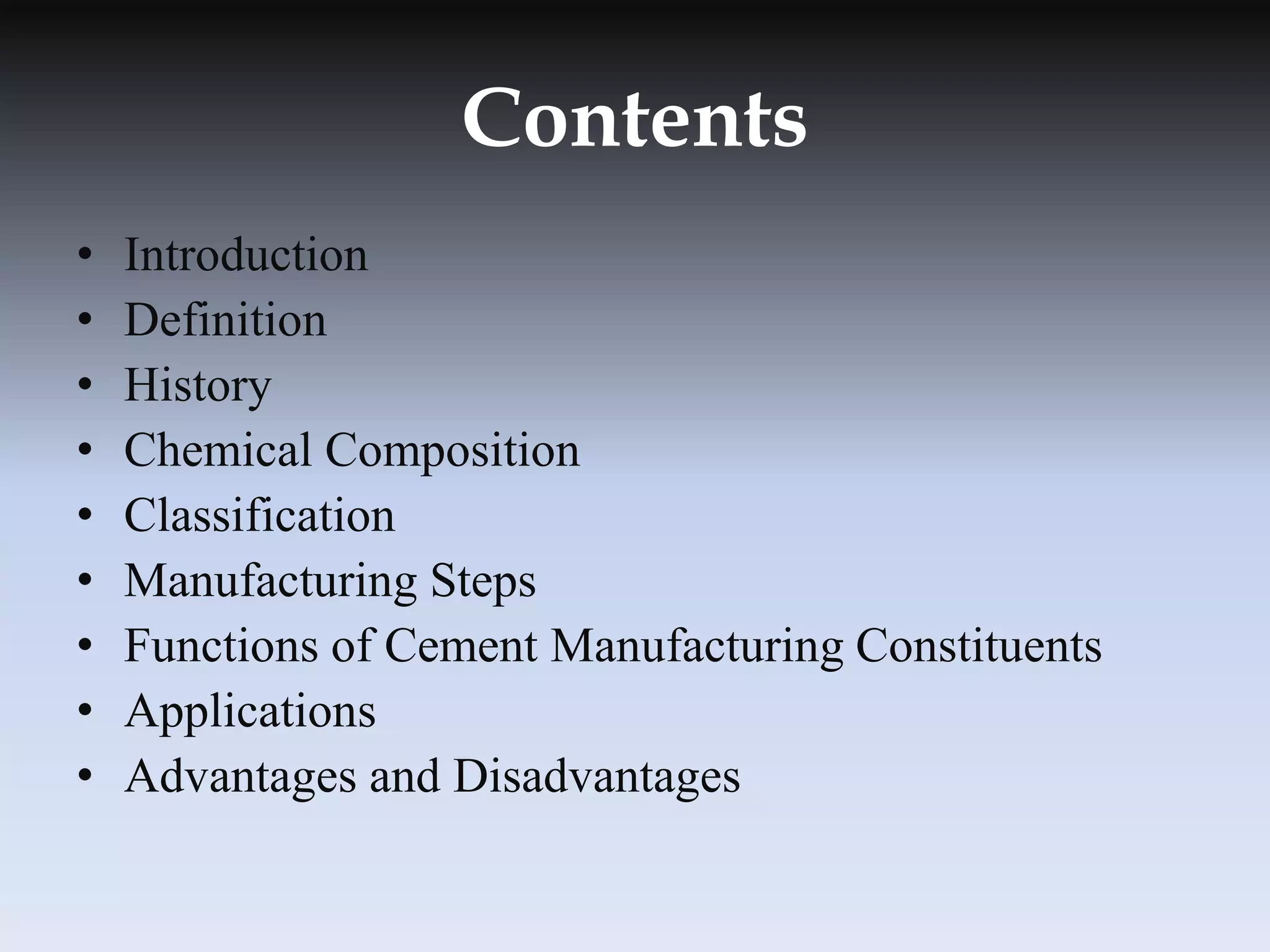 Cement industry | PPTX