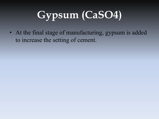 Cement industry | PPTX