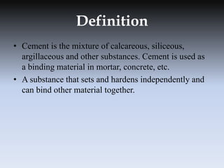 Cement industry | PPT