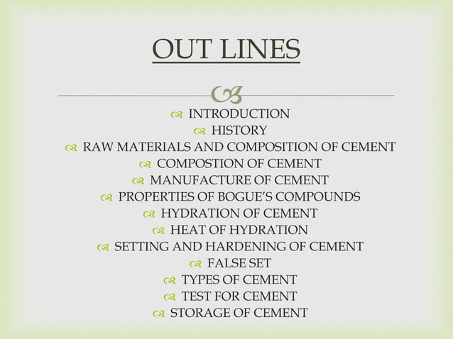 Cement | PPT