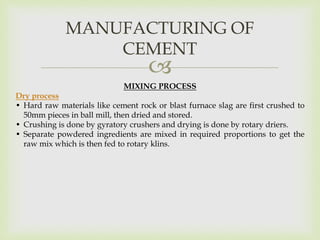 Cement | PPTX