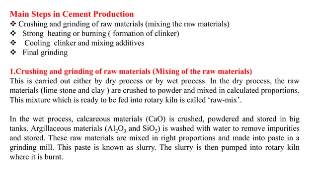 Cement class 12 notes of cement chapter.pdf | Woodworking | Arts and Crafts