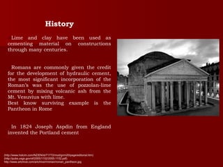 CEMENT(HISTORY, TYPES, GEOLOGY,SOURCES).ppt