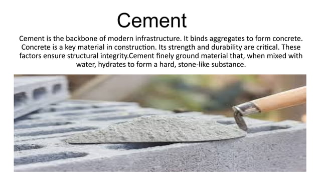 Presentation on curing and hardening mechanism of cement | PPT