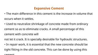 cement, types of cement types of cement .pptx