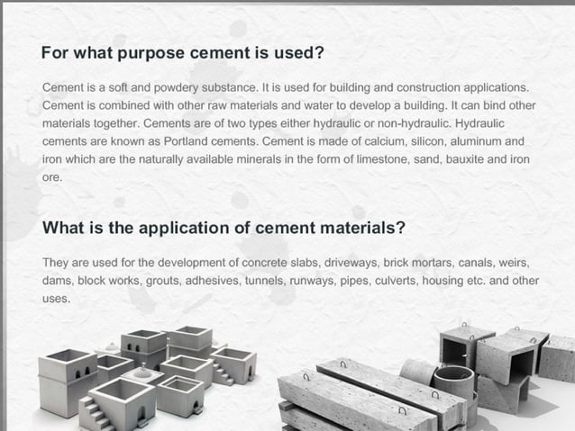 Popular Cement and concrete products b2b Marketplace | PDF