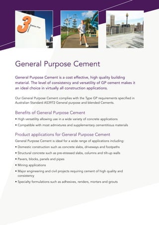 Cement Australia - General Purpose Cement Data Sheet | PDF