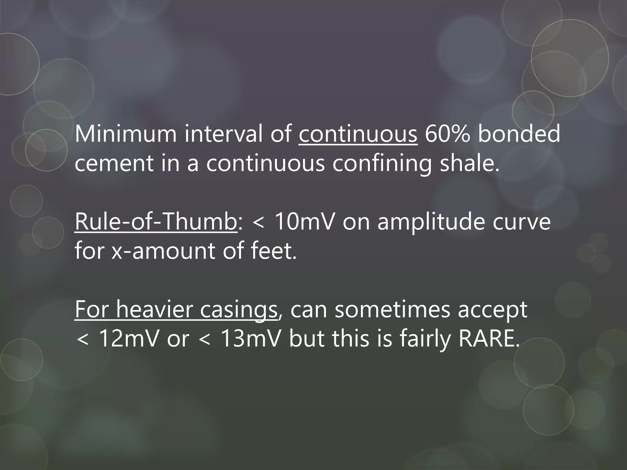 Cement bond log | PPTX