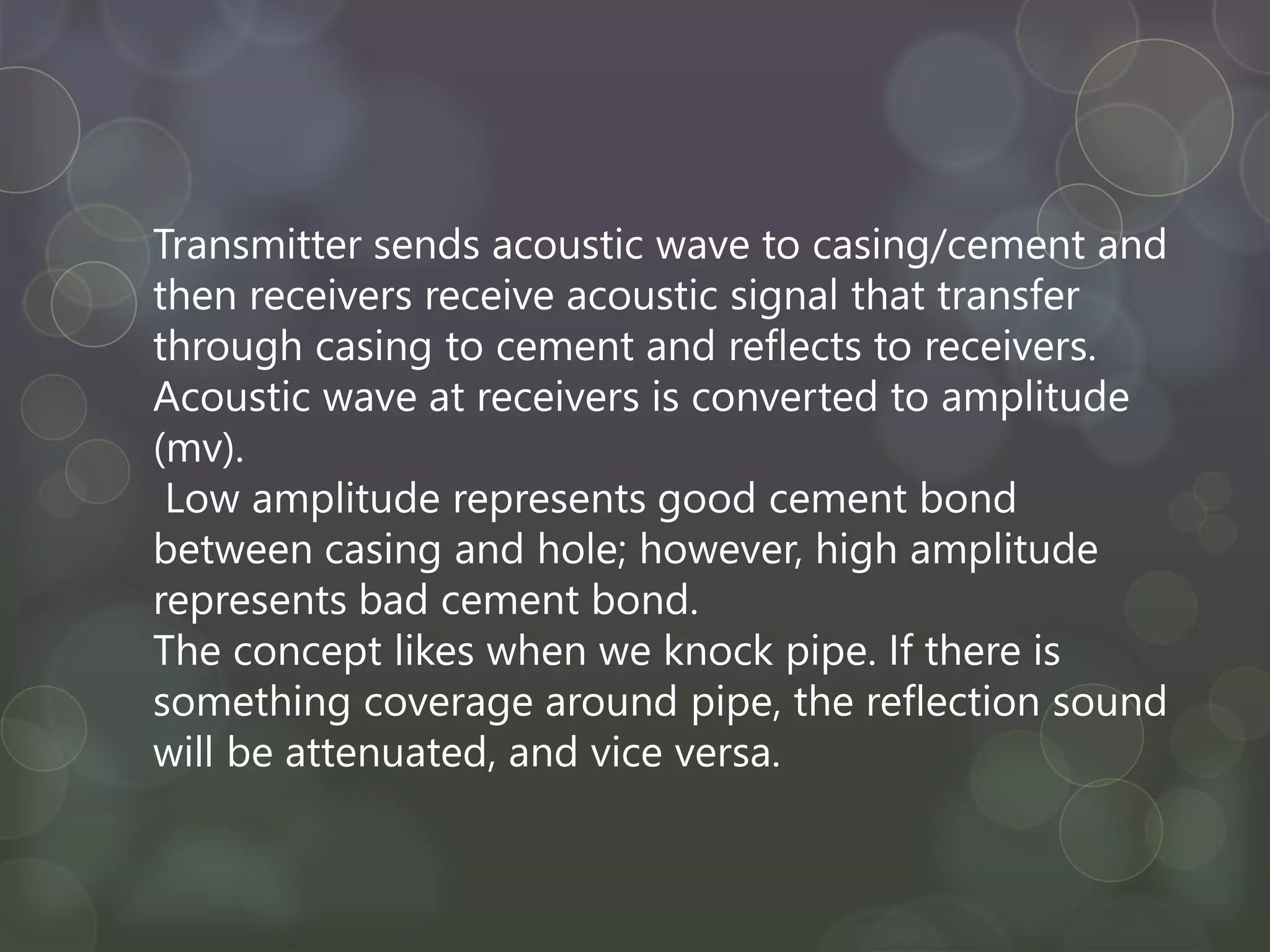 Cement bond log | PPTX