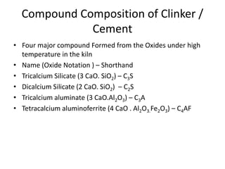 Cement chemical | PPTX