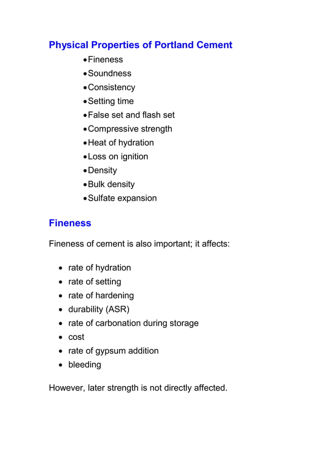 Cement concrete-technology | PDF