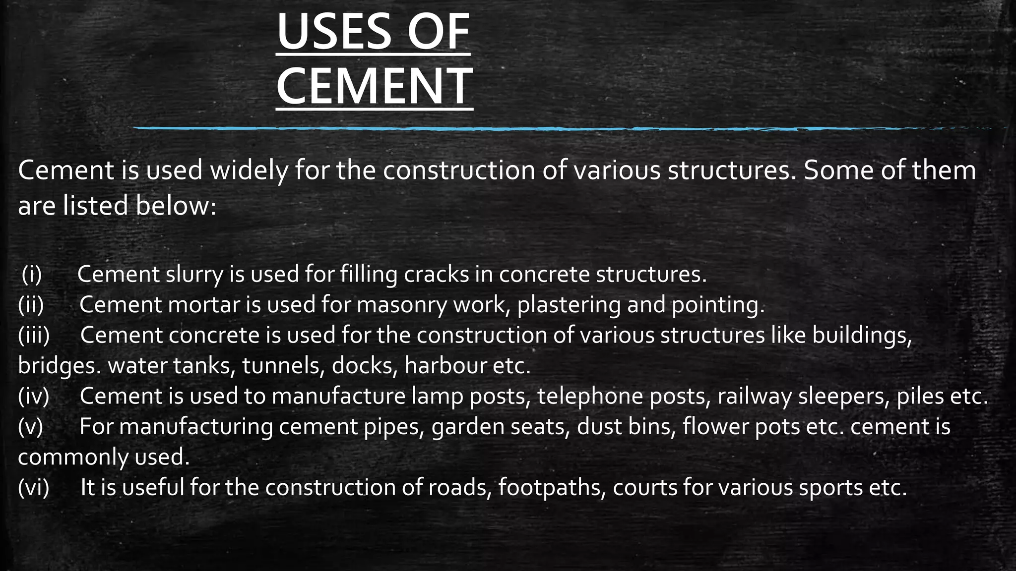 Introduction to Cement | PPTX