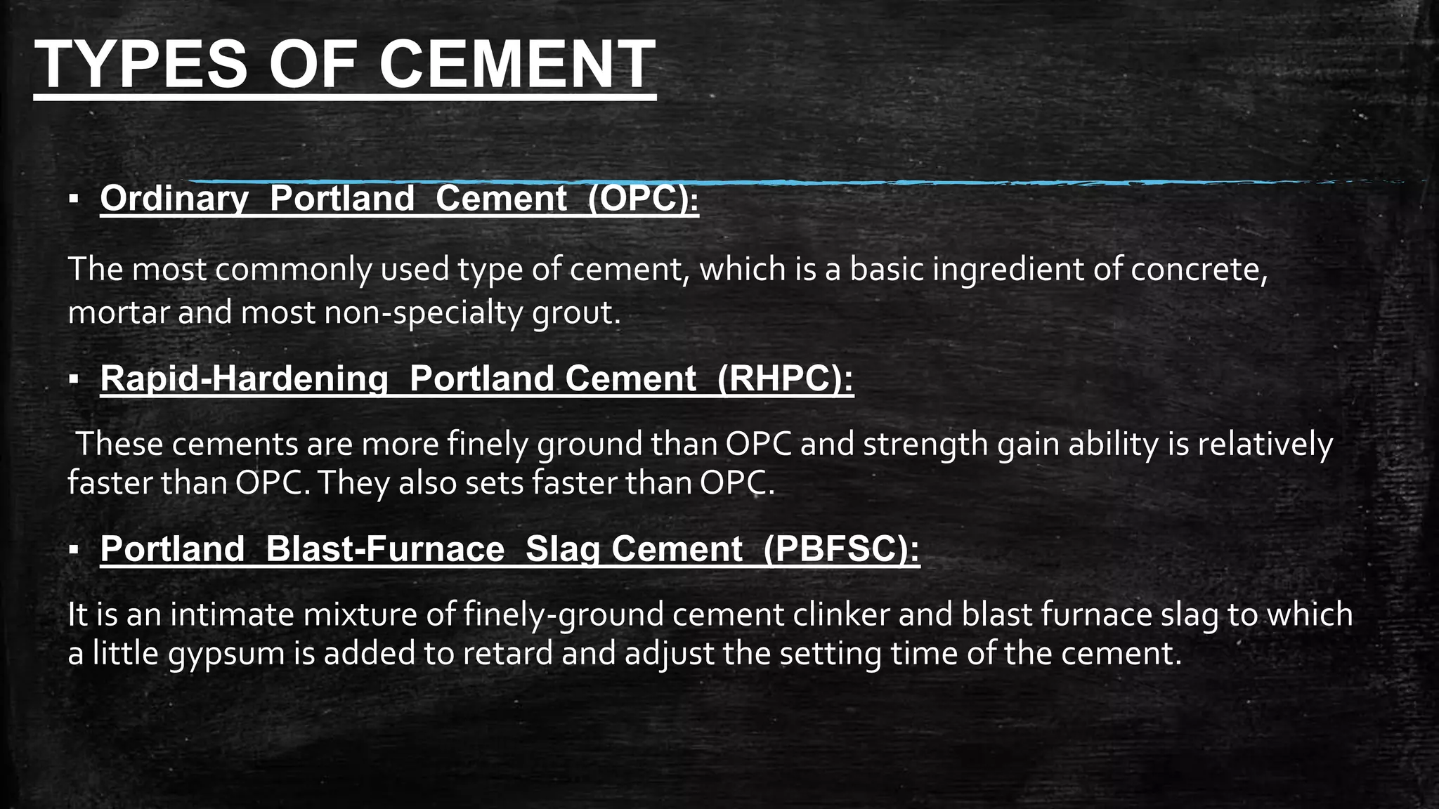 Introduction to Cement | PPTX