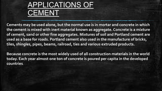 Introduction to Cement | PPTX