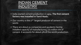 Introduction to Cement | PPTX