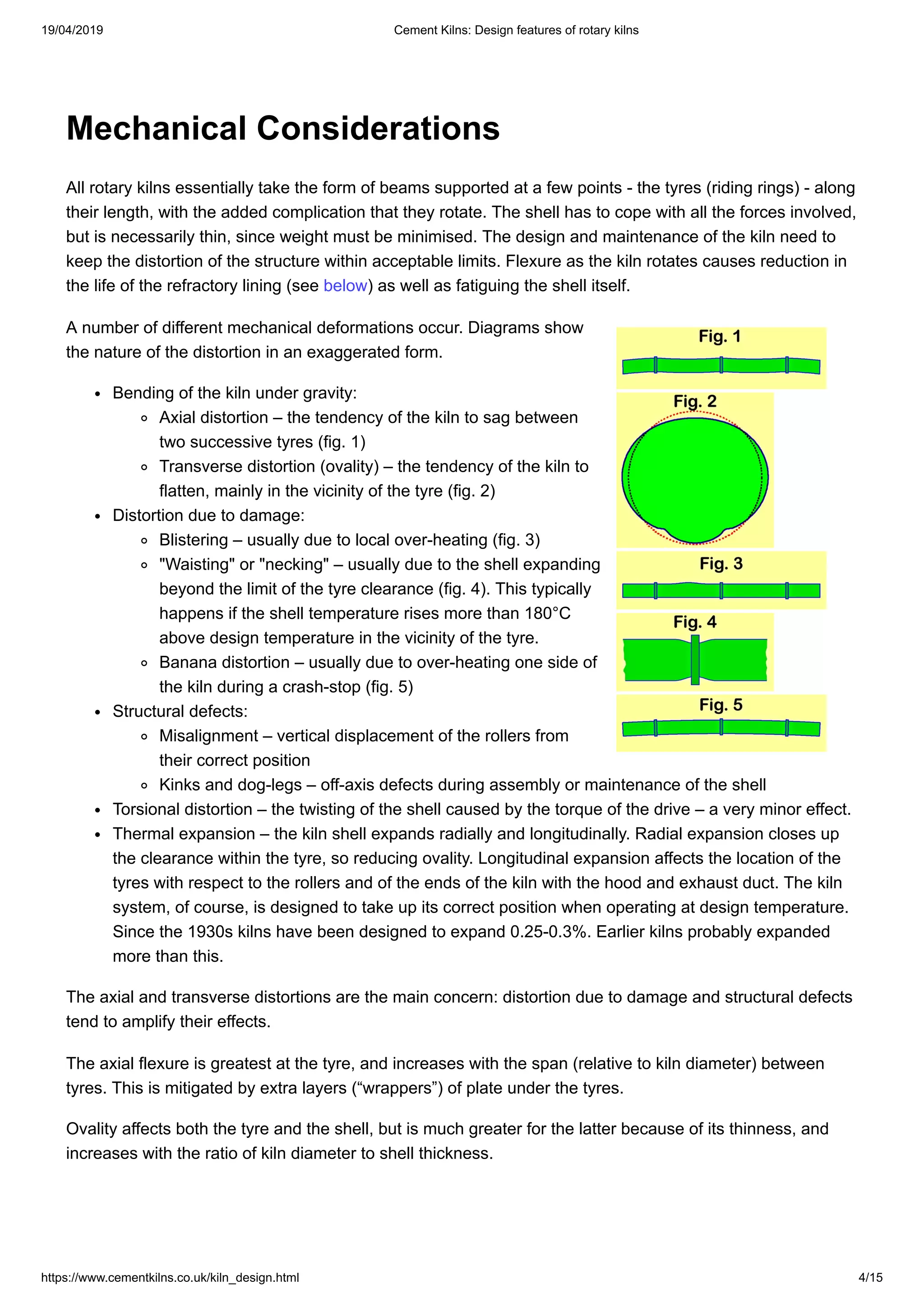 Cement kilns-design-features-of-rotary-kilns | PDF