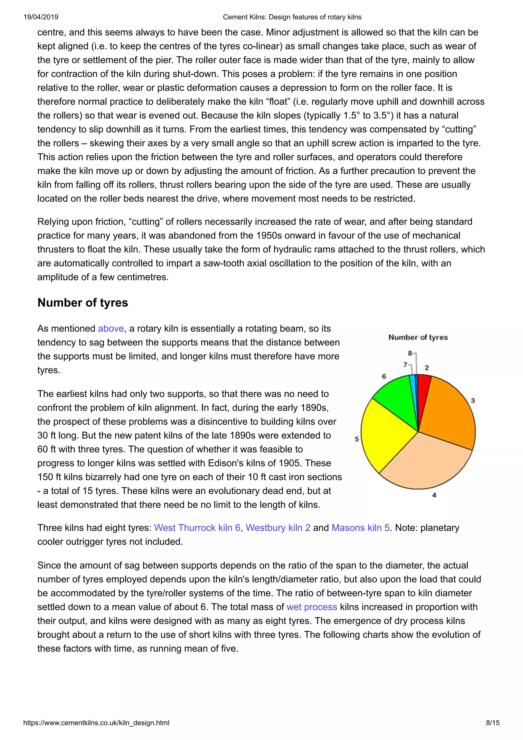 Cement kilns-design-features-of-rotary-kilns | PDF