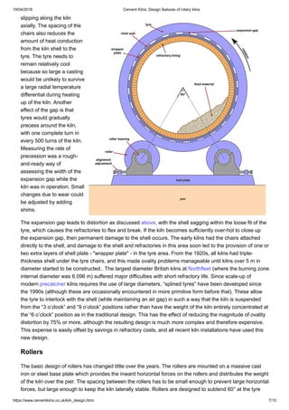Cement kilns-design-features-of-rotary-kilns | PDF | Woodworking | Arts ...