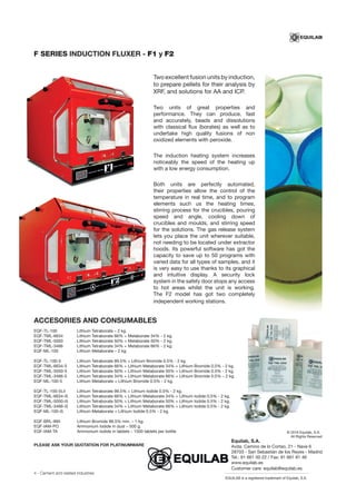 Sample Preparation Equipment for Cement / limestone / plaster | PDF