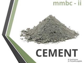 CEMENT - MMBC II.pptx, architecture, use | PPTX