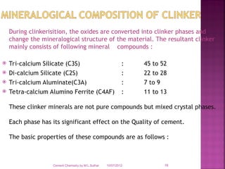 Cement-Plant-Chemistry-Manufacturing-Process.ppt