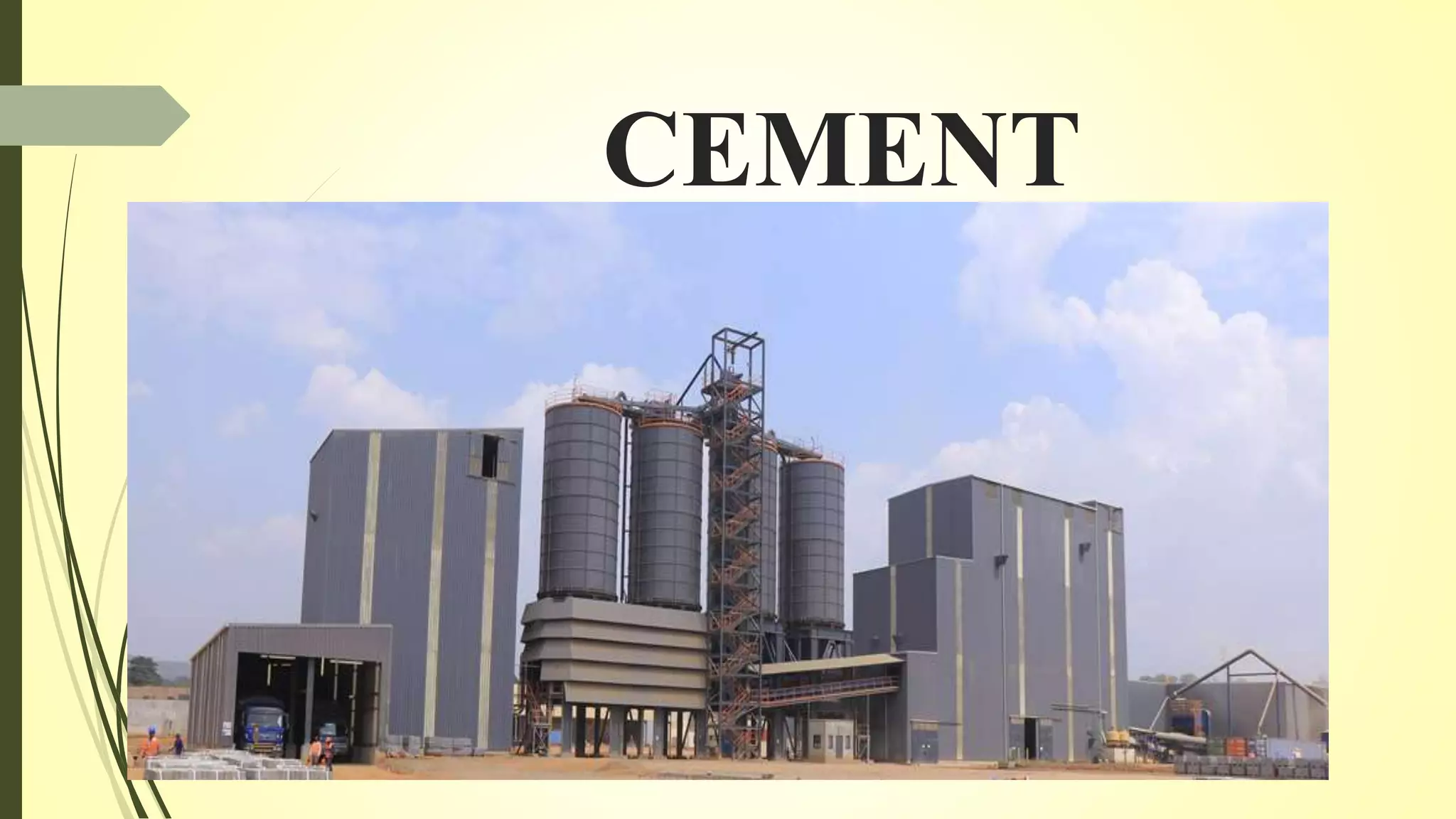 Cement- presentation | PPTX | Chemistry | Science