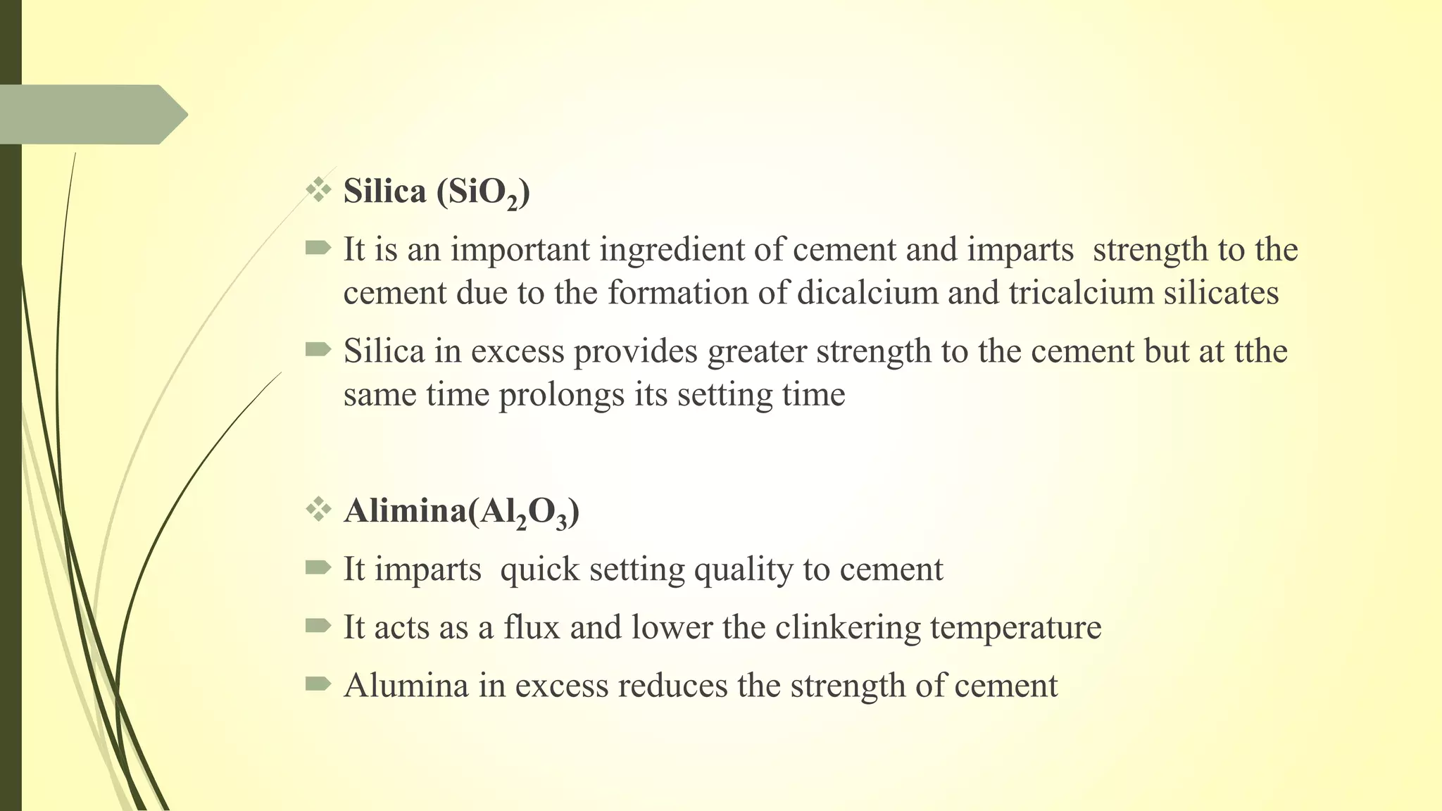 Cement- presentation | PPTX