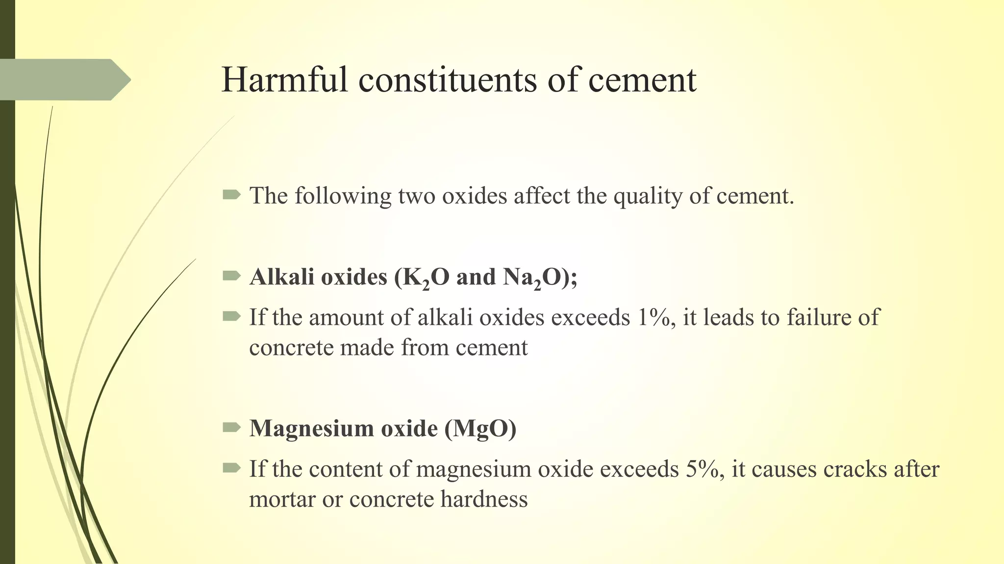 Cement- presentation | PPTX