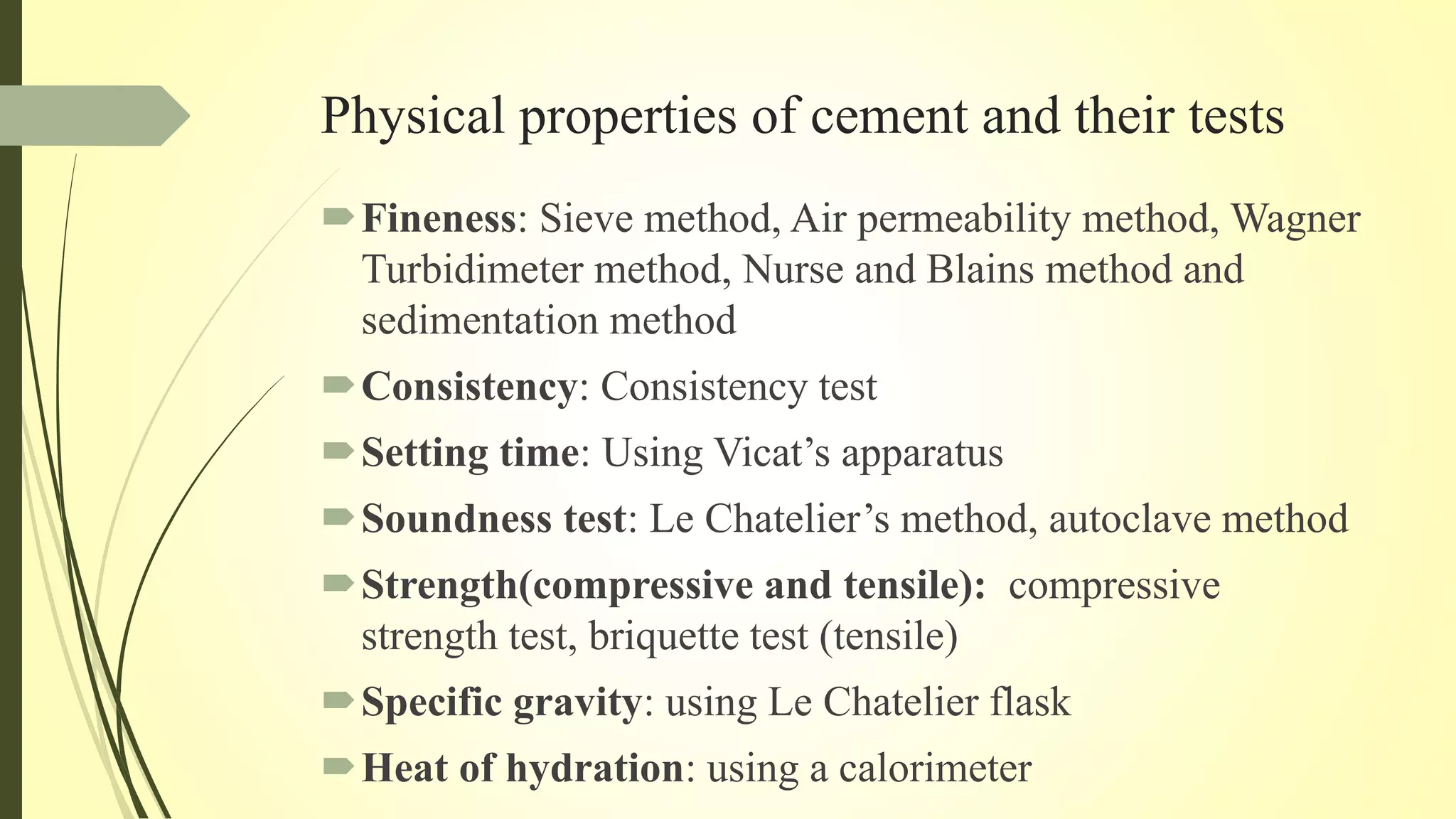 Cement- presentation | PPTX
