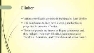 Cement- presentation | PPTX